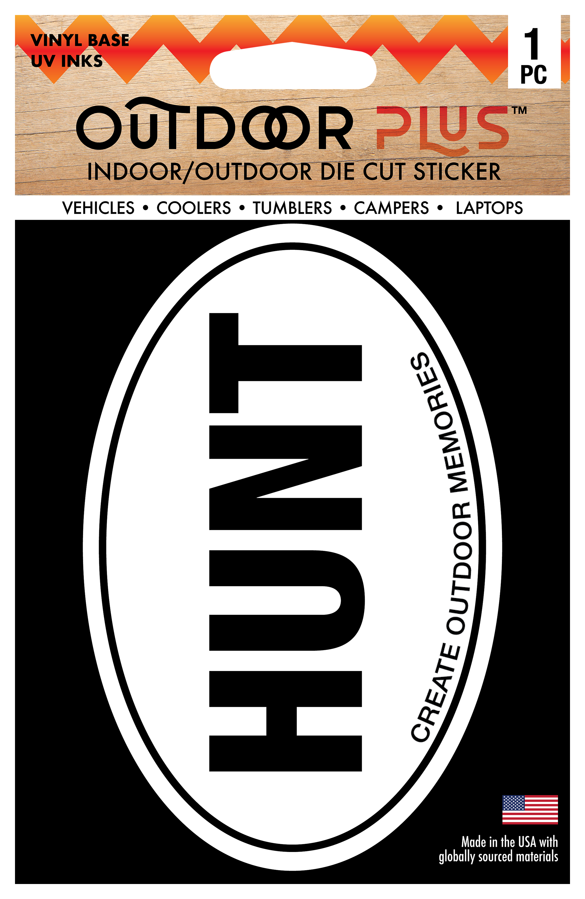 Outdoor Plus Hunt Sticker | Cabela's